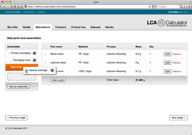 What It Does - Online Life Cycle Assessment/Analysis